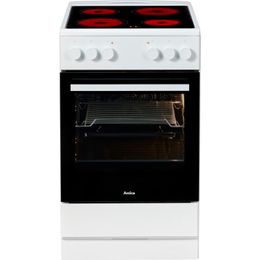 Amica Elektro-Standherd &raquo;SHC 903 031 W&laquo; mit Teleskopauszug nachr&uuml;stbar Steam Clean Komfortables Kochen und Backen mit &uuml;bersichtlicher Handhabung wei&szlig; 