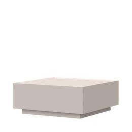 OTTO home Couchtisch &raquo;Sky45&laquo; (H/B/T): 36/90/90cm, Mit Rollen, lackiert mit wasserbasiertem UV-Lack beige B/H/T: 90cm x 36cm x 90cm, Breite 90