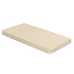 Irisette Spannbettlaken &raquo;Kuschel Jersey Spannbettlaken Vesuv&laquo; mit Rundumgummizug beige Jersey, Obermaterial: 100% Baumwolle B/L: 200cm, 1 Stk., Jersey, 140-