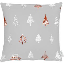 Apelt Dekokissen &raquo;5825&laquo; grau Baumwolle, Polyester B/L: 39cm x 39cm, 1 Stk.