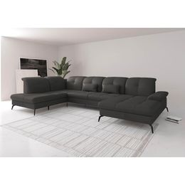 Sit & More sit&more Wohnlandschaft &raquo;Amica, U-Form, inkl. Sitztiefenverstellung und Armteilverstellung&laquo; wahlweise mit Kopfteilverstellung, Schlaffunktion und 