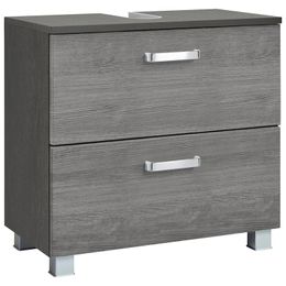 Welltime Waschbeckenunterschrank &raquo;Ravenna&laquo; Breite 60 cm, mit Soft-Close-Funktion grau B/H/T: 60cm x 59cm x 35cm, Schubladen: 1 Stk.