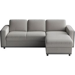 Sit & More sit&more Ecksofa &raquo;Cordoba&laquo; wahlweise mit Schlaffunktion und Bettkasten oder Stauraum 100% Polyester B/H/T: 236cm x 85cm x 161cm, Soft clean, Recamiere