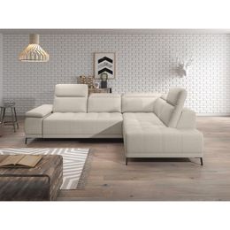 WERK2 Ecksofa &raquo;Focus-L, elektrisch erweiterbare Sitztiefe um ca. 30 cm, L-Form&laquo; Komfort nach Ma&szlig;: Ausziehbare Sitztiefe, verstellbare Kopfteile & F&uuml;&szlig;e
