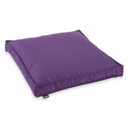 HOCK Stuhlkissen &raquo;Classic Uni Outdoor&laquo; 50/50/5 cm lila Polyacryl B/L: 50cm x 50cm, 1 Stk.