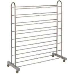 Wenko Schuhregal &raquo;Modell Giant&laquo; f&uuml;r bis zu 42 Paar Schuhe, ausziehbar und fahrbar, mit 4 Rollen braun B/H/T: 67cm x 125,5cm x 43cm