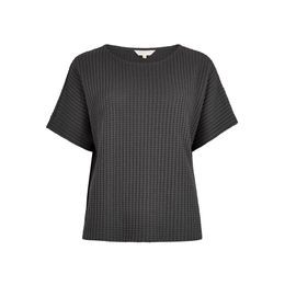 Apricot Waffle Knit Oversized T-Shirt ' ' Damen Gr&ouml;&szlig;e XS grau