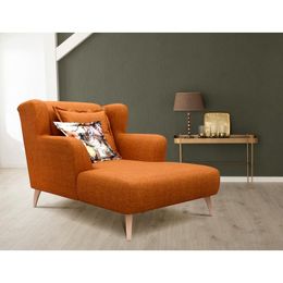 Home Affaire Loveseat &raquo;Baggio Kuschel Mega Lounge Big Sessel&laquo; gelb 100% Polyester Veloursstoff, B/H/T: 101cm x 99cm x 152cm