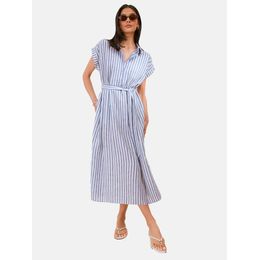 Friends Like These Kleid Damen Gr&ouml;&szlig;e 36 rauchblau / offwhite Sommerkleid