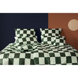 Elegante Bettw&auml;sche &raquo;Plenty&laquo; 2 Stk. angenehmes Hautgef&uuml;hl gr&uuml;n Mako-Satin, Obermaterial: 100% Baumwolle B/L: 135cm x 200cm, 1 Stk., 1 Stk., Mako-Satin, B/L: 