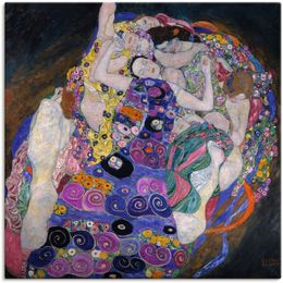 Artland Leinwandbild &raquo;Die Jungfrau. 1913&laquo; Gruppen & Familien 1 Stk. tlg. auf Holzrahmen gespannt bunt Leinwand B/H/T: 50cm x 50cm, Leinwandbild Gruppen & 