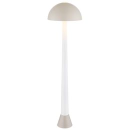Globo LIGHTING Stehlampe &raquo;MERLIN&laquo; E27 1 Stk. warmwei&szlig; - kaltwei&szlig; Stehlampe mit Pilzschirm, Design, Wohnzimmer, Schlafzimmer, Pilzlampe wei&szlig; &Oslash; 40cm H: 