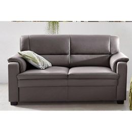 Sit & More sit&more 2-Sitzer &raquo;Pisa&laquo; mit Federkern braun Luxus-Microfaser (90% Polyester, 10% Polyamid);Struktur (100% Polyester);Luxus-Microfaser ALTARA NUBUCK (