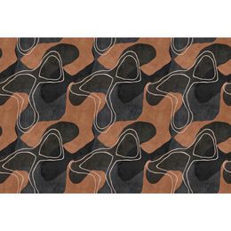 Livingwalls living walls Fototapete &raquo;Walls by Patel Terra&laquo; glatt Vlies, Wand braun Vlies B/L: 4m x 2,7m