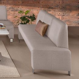exxpo - sofa fashion Polsterbank &raquo;Intenso, Sitzbank, Breite 182 cm, wahlweise in Leder oder Textil&laquo; hohe Bodenfreiheit, frei im Raum stellbar, hoher 
