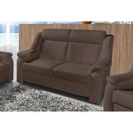 Sit & More sit&more 2-Sitzer &raquo;Basel&laquo; braun PRIMABELLE -Microfaser, Luxus-Microfaser (100% Polyester);Altara Nubuck , Luxus-Microfaser (100% Polyester);SOFTLUX -