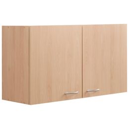 Wiho-K&uuml;chen wiho K&uuml;chen H&auml;ngeschrank &raquo;Kiel&laquo; 100 cm breit braun Holzwerkstoff B/H/T: 100cm x 56,5cm x 35cm, T&uuml;ren: 2 Stk.
