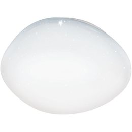 Eglo Deckenleuchte &raquo;SILERAS-Z&laquo; LED-Modul 1 Stk. warmwei&szlig; - kaltwei&szlig; Timer, App/Sprachsteuerung Alexa, exkl. Fernbedienung wei&szlig; &Oslash; 60cm H: 6cm, 1 Stk.