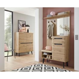 Home Affaire Garderoben-Set &raquo;Torge&laquo; Set, 2 Stk. tlg. braun B/H/T: 343cmcm x 197cmcm x 40cmcm