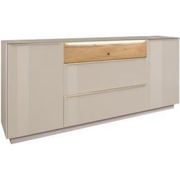 M&auml;usbacher Sideboard &raquo;Nova&laquo; Sideboard, BHT 214/92/42 cm, inkl. Griffbeleuchtung, T&uuml;rd&auml;mpfung B/H/T: 214cm x 92cm x 42cm, 3 Stk., 3 Stk.