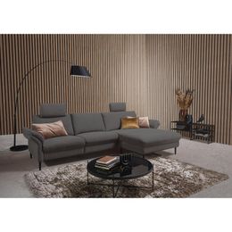 Home Affaire Ecksofa &raquo;Sarsina: mit Tonnentaschen-Federkern, perfekt zum Entspannen L-Form&laquo; inklusive 1 motorischen Relaxfunktion mit Herz-Waage-