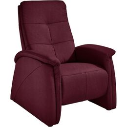 exxpo - sofa fashion Sessel &raquo;Tivoli, Hochlehnsessel, Relaxsessel, Kinosessel, bequem&laquo; mit Relaxfunktion, schmale Armlehnen rot Softlux -Kunstleder;