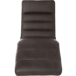 W.Schillig Relaxliege &raquo;daily dreams&laquo; Funktionsliege wahlweise mit Motor, Gestell Chrom, Breite 65 cm braun Longlife Xtra-Leder Z59: Glattleder mit 