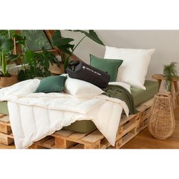 Centa Star Naturfaserbettdecke &raquo;Veggie,&laquo; normal F&uuml;llung High-Tech-Faser 1 Stk. tlg. Bettdecke in 135x200 cm und weiteren Gr&ouml;&szlig;en, f&uuml;r Sommer oder Winter wei&szlig; 