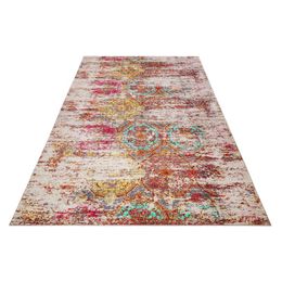 Wecon Home Teppich &raquo;Focus&laquo; rechteckig 6 mm H&ouml;he Vintage, Baumwolle, Kurzflor, Wohnzimmer, Schlafzimmer, pflegeleicht Baumwolle B : 70cm 1 Stk., 6mm, L
