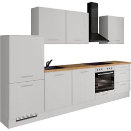 IMPULS K&Uuml;CHEN K&uuml;chenzeile &raquo;"Kopenhagen", Ausrichtung w&auml;hlbar, Schubk&auml;sten mit Soft-Close&laquo; Set, vormontiert, wahlweise mit E-Ger&auml;ten, Breite 300 cm 