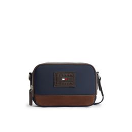 Tommy Hilfiger Damen Umh&auml;ngetasche &raquo;TH HERITAGE CAMERA BAG&laquo; Herren Schultertasche, Crossbodybag mit Kontrastbesatz blau B/H/T: 20cm x 15cm x 6cm