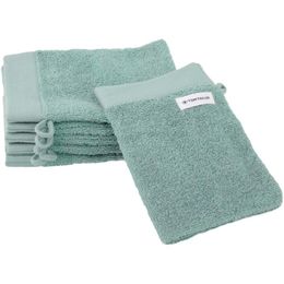 Tom Tailor HOME Waschhandschuh &raquo;Waschhandschuh COLOR BATH&laquo; gr&uuml;n Frottier, Frottier B/L: 16cmx21cm, 6 Stk., Frottier