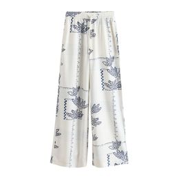 next Hose Damen Gr&ouml;&szlig;e 44 navy / hellblau / wei&szlig;
