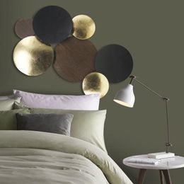 Art for the home Wandbild &raquo;Elegant Ornament&laquo; Art 1 Stk. tlg. ration Metal Kunst Rund Ornament 90 cm x 60 cm schwarz Metall B/H/T: 90cm x 60cm x 6,5cm,