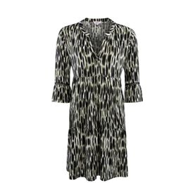 Stooker Women Kleid Damen Gr&ouml;&szlig;e 44/46 khaki / schwarz / wei&szlig; Sommerkleid