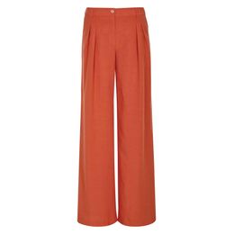 Madeleine Mode Madeleine Bundfaltenhose Damen Gr&ouml;&szlig;e 22 orange