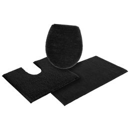 OTTO home Badematte &raquo;Vanessa, Badvorleger, Badezimmer Teppich&laquo; H&ouml;he 10 mm rutschhemmend beschichtet fu&szlig;bodenheizungsgeeignet schnell trocknend 
