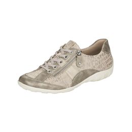Remonte Schn&uuml;rschuh Damen Gr&ouml;&szlig;e 43 beige / bronze Sommerschuhe