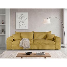 Collection AB Schlafsofa &raquo;Mara, B: 249 cm, Liegefl. 139x195 cm&laquo; Dauer-Schlaffunktion, Bettkasten & Federkern, wahlweise mit Topper 100%Polyester B/H/T