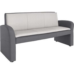 exxpo - sofa fashion Hockerbank &raquo;Cortado&laquo; hohe Bodenfreiheit, sch&ouml;ne Detailverarbeitung braun Strukturstoff (88%Polyester, 12% Nylon) mit Absatz 