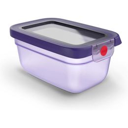 Emsa Frischhaltedose &raquo;oneClick&laquo; verschlossen mit nur 1 x Klick, 100% dicht, made in Germany lila Polyprophylen (PP) B/H/L: 11,71cm x 8,25cm x 17,49cm