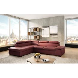 Sit & More sit&more Ecksofa &raquo;Alcudia L-Form, modernes Design, Breite 272cm, Liegefl. 196x124cm&laquo; mit Armteilverstellung, optional Kopfteilverstellung & 