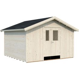 Palmako Ger&auml;tehaus &raquo;Lucas&laquo; natur beige Massivholz Einheitsgr&ouml;&szlig;e
