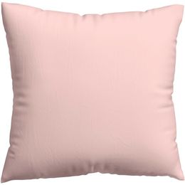 Schlafgut Kissenbezug &raquo;Premium Kissenbezug Knitted Jersey (1 St)&laquo; Ton-in-Ton Rei&szlig;verschluss, Bio-Baumwolle mit Elasthan, Uni, OEKO Tex lila Jersey, Obermaterial