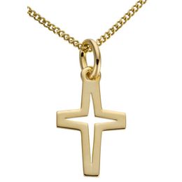 Firetti Kreuzanh&auml;nger &raquo;Schmuck Geschenk Gold 333 Halsschmuck Anh&auml;nger f&uuml;r Halskette Kreuz&laquo; gold Gelbgold 333, 0,25 g