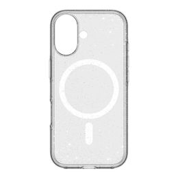 White Diamonds Smartphone-H&uuml;lle &raquo;Cover "Mag Glitter" f&uuml;r Apple iPhone 17, Transparent&laquo; Smartphones Anti-Vergilbung, Kraztschutz, Sto&szlig;feste Ecken Polycarbonat (PC)