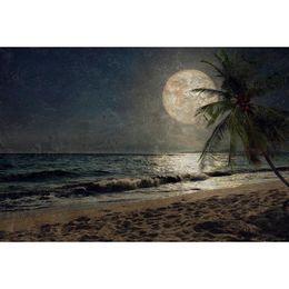 ARCHITECTS PAPER Fototapete &raquo;Atelier 47 Beach at Night 3&laquo; Meer Strand glatt Vlies, Wand, Schr&auml;ge, Decke bunt Vlies B/L: 4m x 2,7m