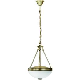 Eglo H&auml;ngeleuchte &raquo;SAVOY Pendellampe - Metallguss - E27 - 2X60W - IP20&laquo; E27 1 Stk. H&auml;ngelampe, Deckenlampe, Wohnzimmer, Esszimmer, H110 x &Oslash;31 cm gold 
