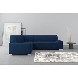 DOMO collection Ecksofa &raquo;Anzio in kubischer Formensprache, flache Armlehnen, L-Form&laquo; Wahlweise mit Bettfunktion und Federkern f&uuml;r hohen Sitzkomfort 