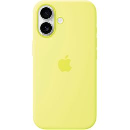 Apple Smartphone-H&uuml;lle &raquo;iPhone 17 Silikon Case mit MagSafe&laquo; Smartphones 16,0 cm (6,3 Zoll) gelb Mikrofaser, Silikon Funktioniert nahtlos mit der 